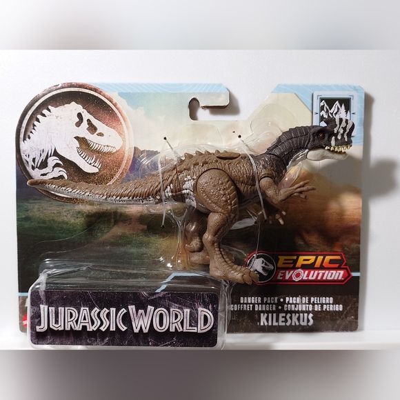 Toys | Jurassic World Epic Evolution Danger Pack Kileskus Dinosaur 224 ...